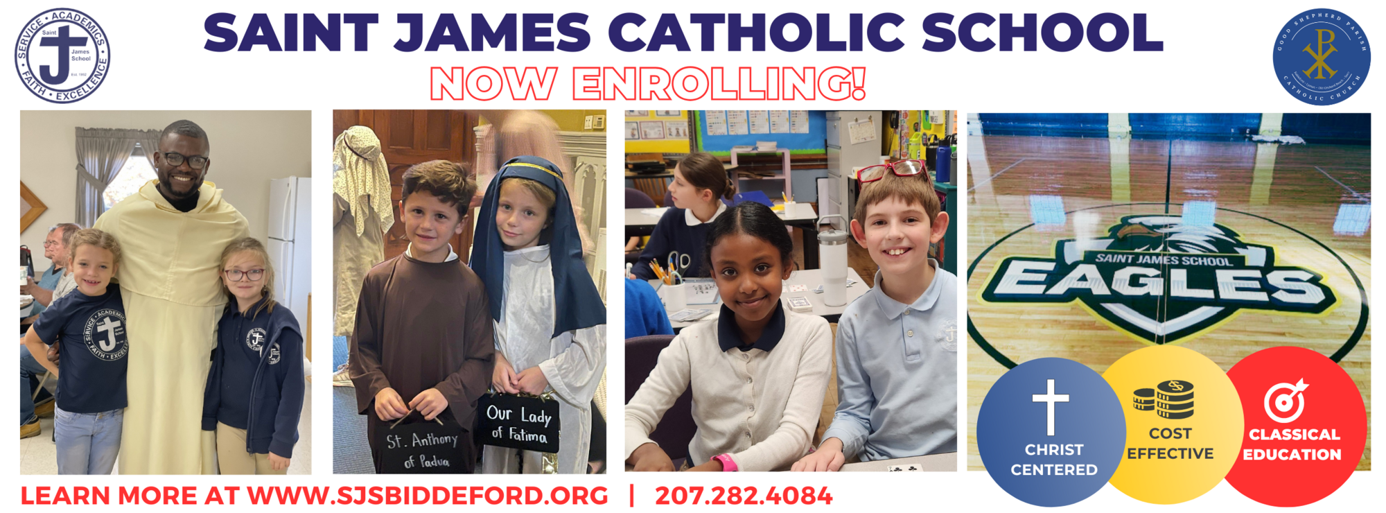 SAINT JAMES CATHOLIC SCHOOL | Good Shepherd Parish | Saco, ME